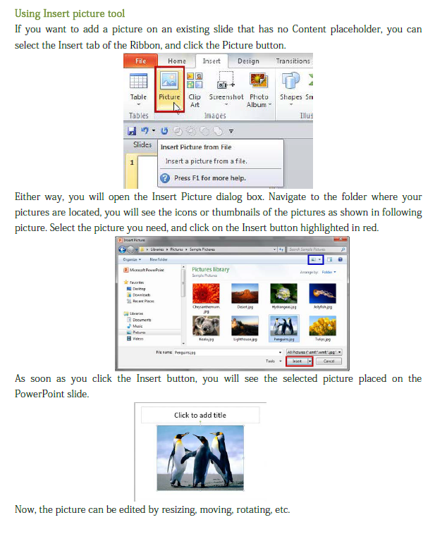 CBSE Class 6 Computer Science Advance Features Ms PowerPoint Notes CBSE Class 6 Computer Science Advance Features Ms PowerPoint Notes